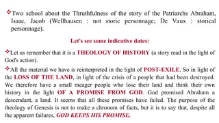 2 The Patriarchs abraham isaac jacob joseph | PPT