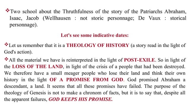 2 The Patriarchs abraham isaac jacob joseph | PPT