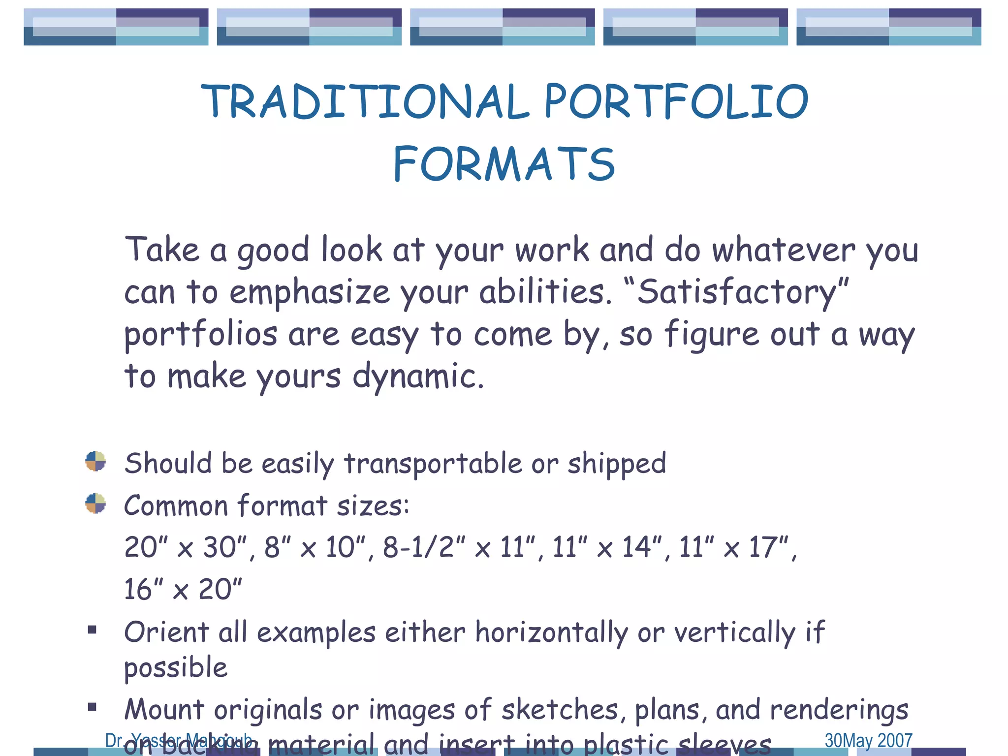 Architectural Professional Practice - Portfolio | PPT