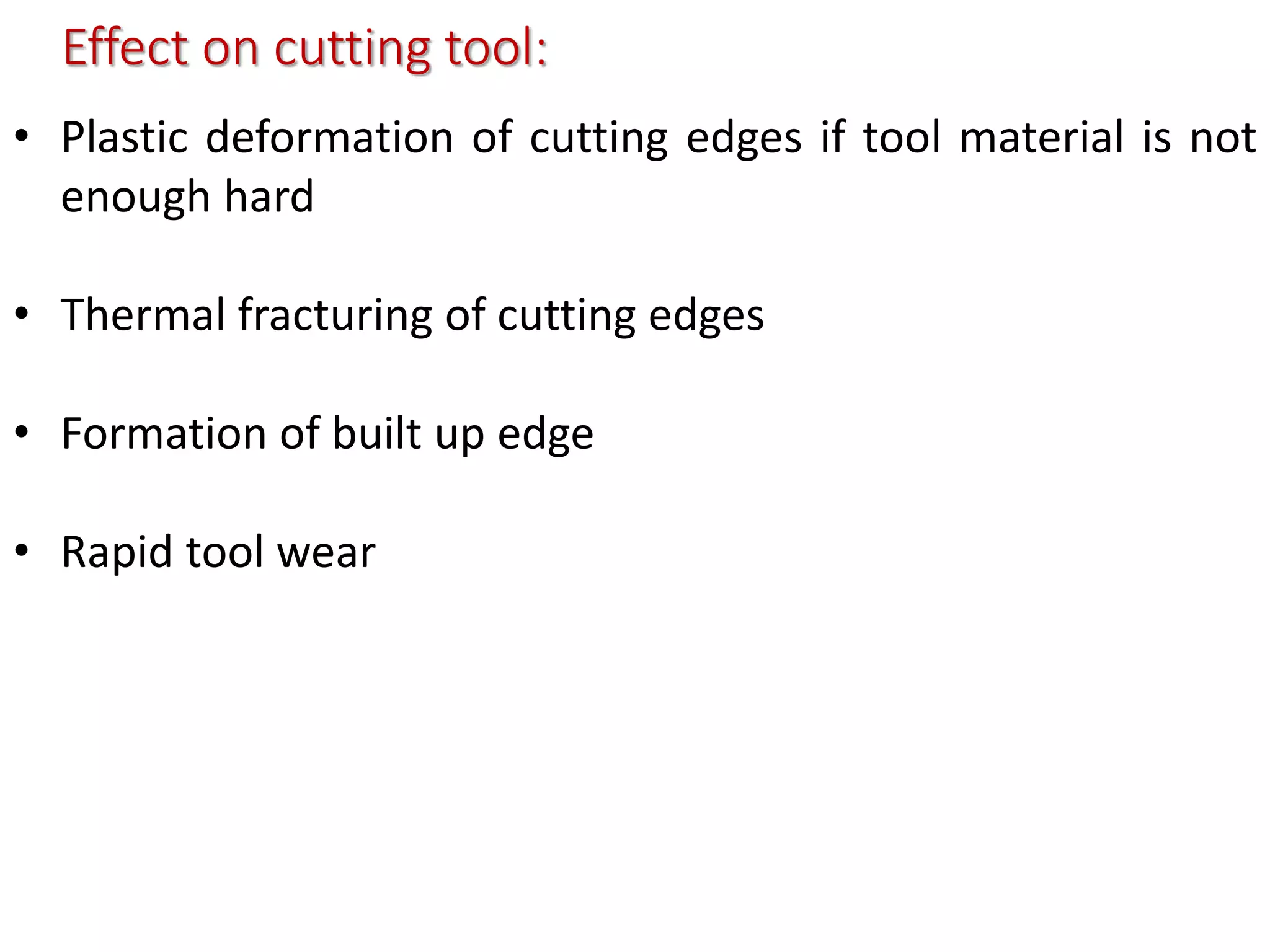 Thermal aspects in machining | PPTX