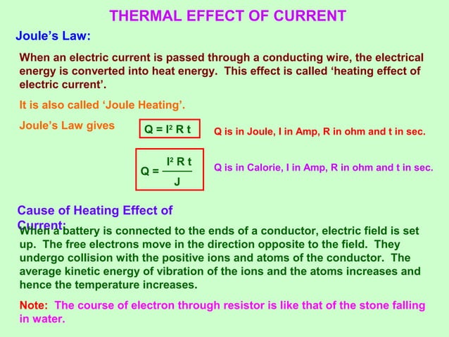 Current Electricity Class 12 Part-3 | PPT | Home Appliances | Home & Garden