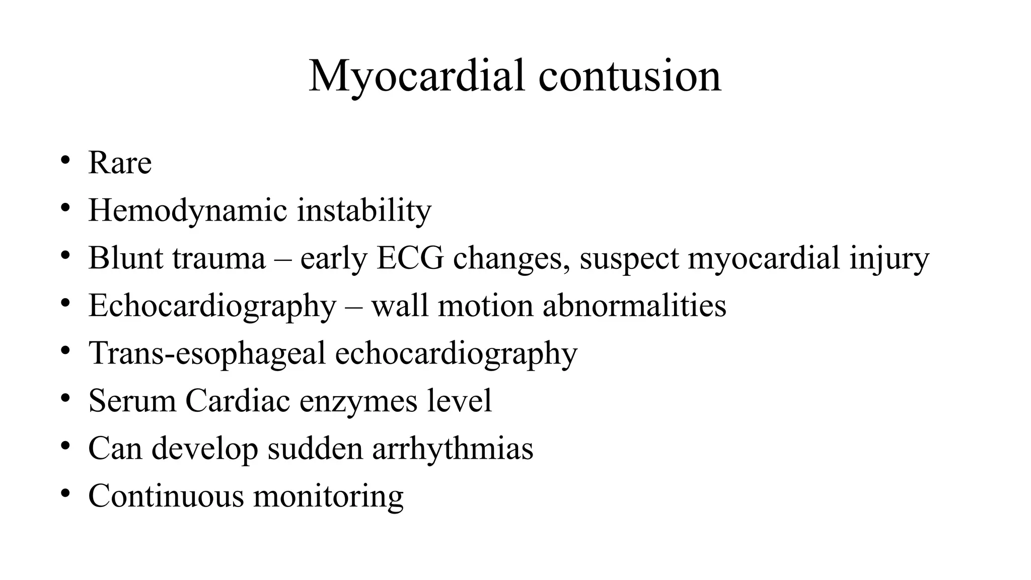 2) Thoracic injury /penetrating and blunt | PPTX