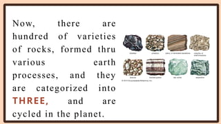 2 THREE TYPES OF ROCKS.pptx IGNEOUS, SEDIMENTARY, AND METAMORPHIC | PPTX