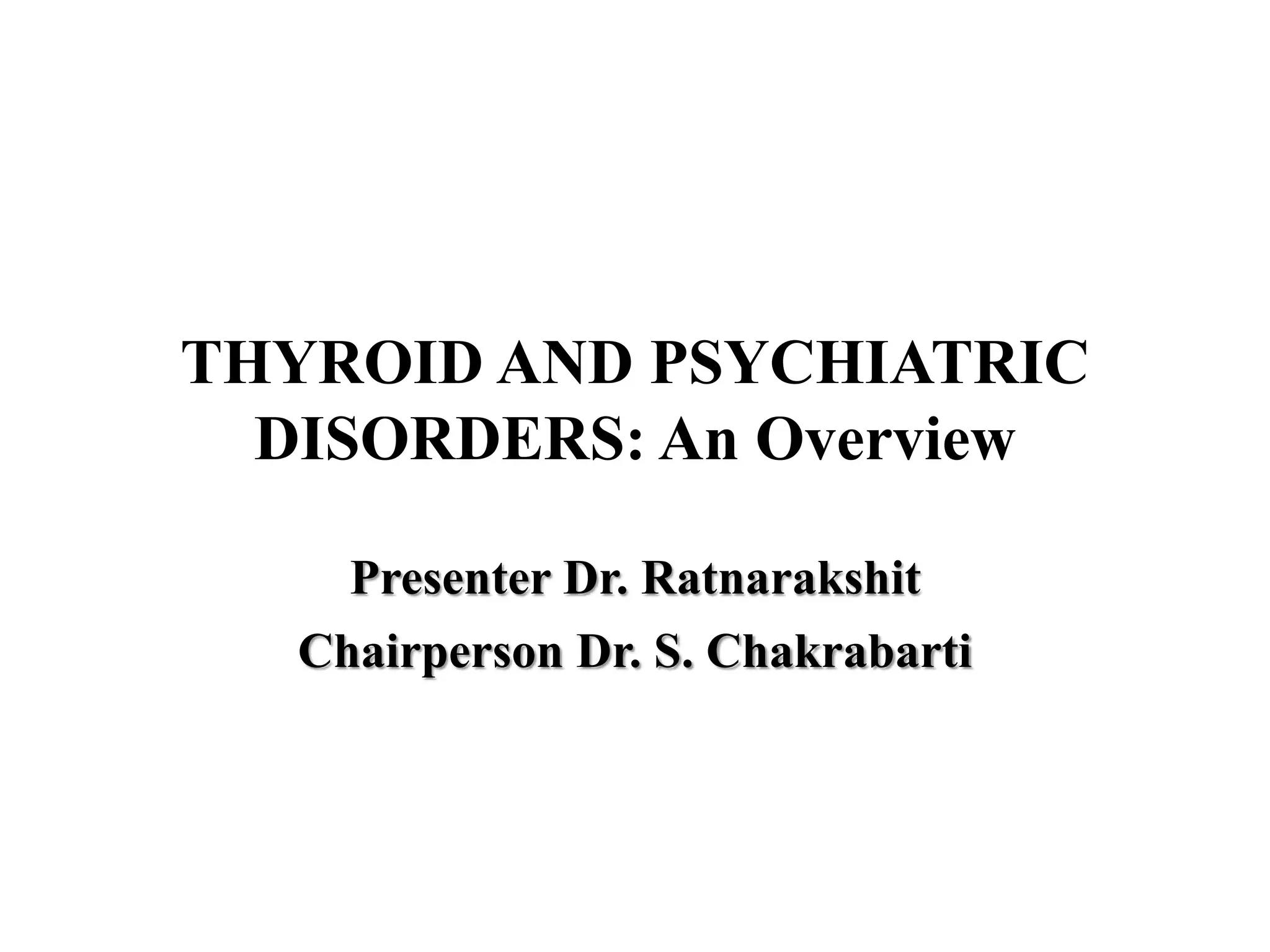 2 Thyroid Seminar Ppt 19 09 10 Ppt