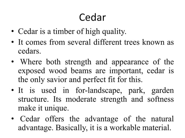 Conventional construction of Timber | PPTX