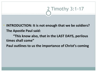 2 Timothy 3 | PPT