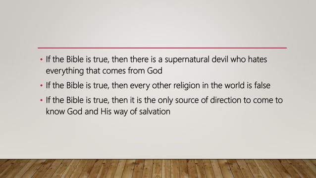 2 Timothy 3:16-17 Why We Know The Bible Is True | PPT
