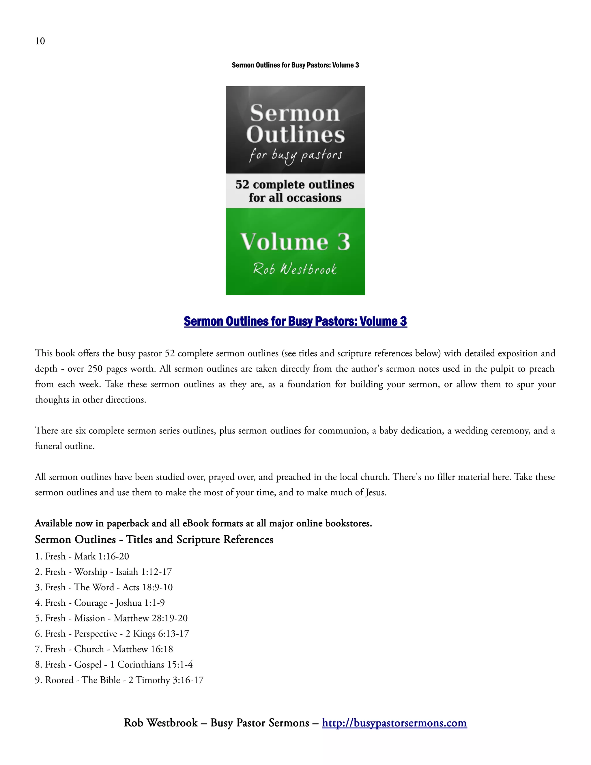 Free Sermon Outline: 2 Timothy 4:11 | PDF