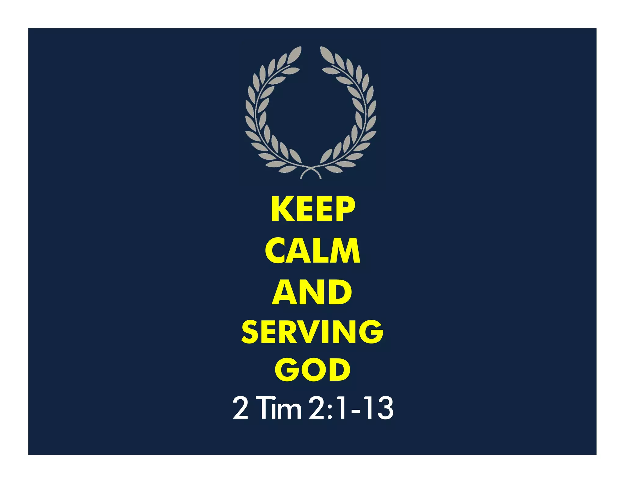 Eksposisi Kitab 2 Timotius 2:1-13 | PDF