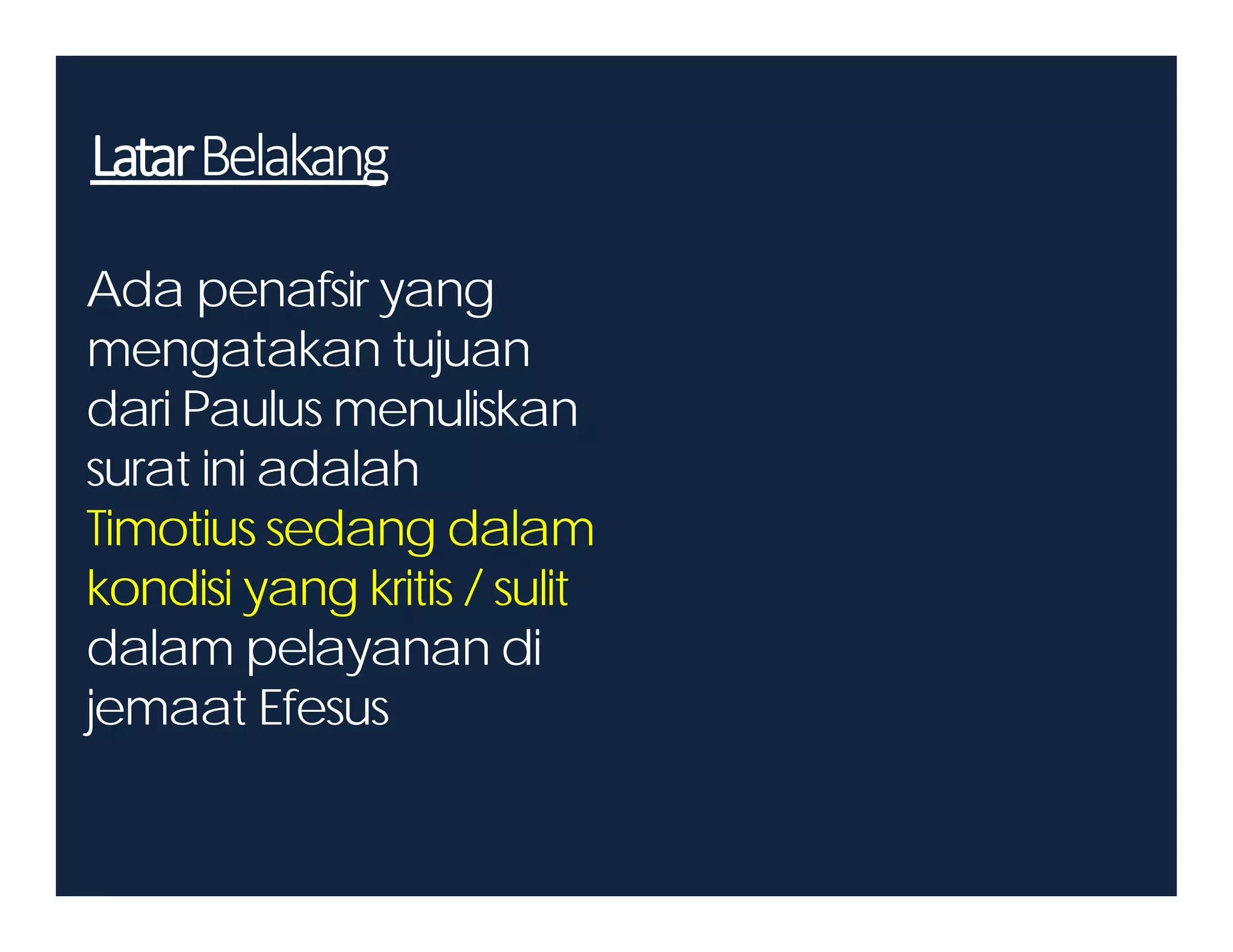 Eksposisi Kitab 2 Timotius 2:1-13 | PDF
