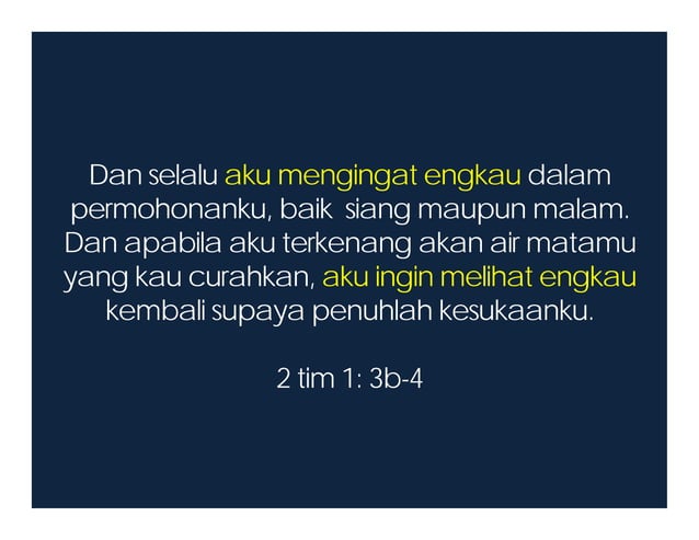 Eksposisi Kitab 2 Timotius 2:1-13 | PDF
