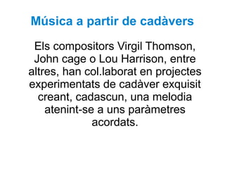 Exemples i tiups de cadàvers exquisits | PPT