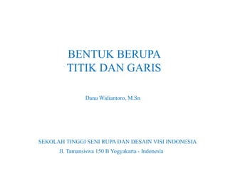 RUPA DASAR 1 bagian 1 | PPT