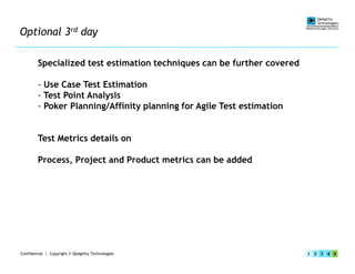 End to End Test Management Test Strategy Estimation and Metrics ...