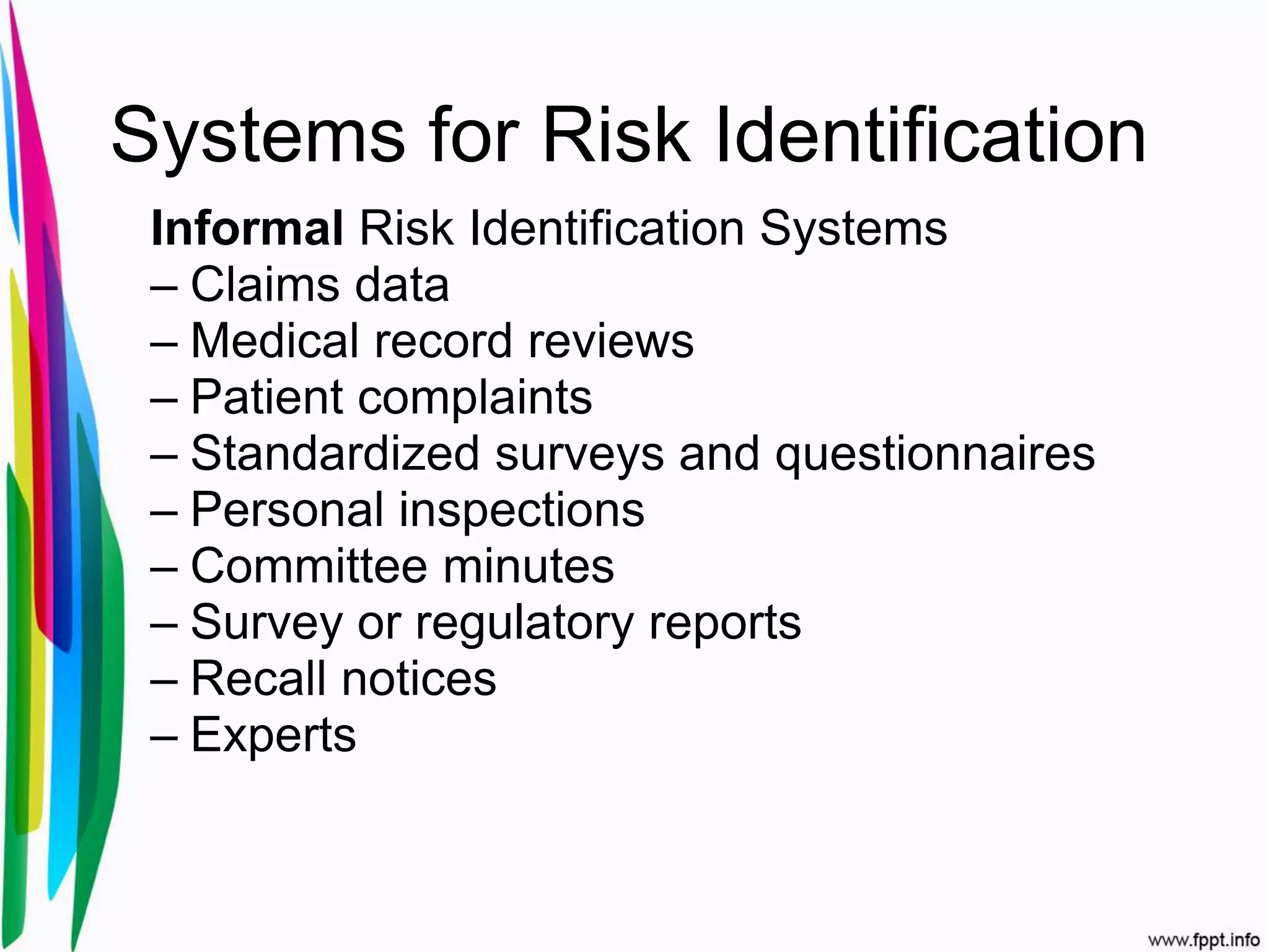 2 tools to identify and control patient safety risks | PPT