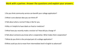 Speaking topic about money and organisation | PPTX