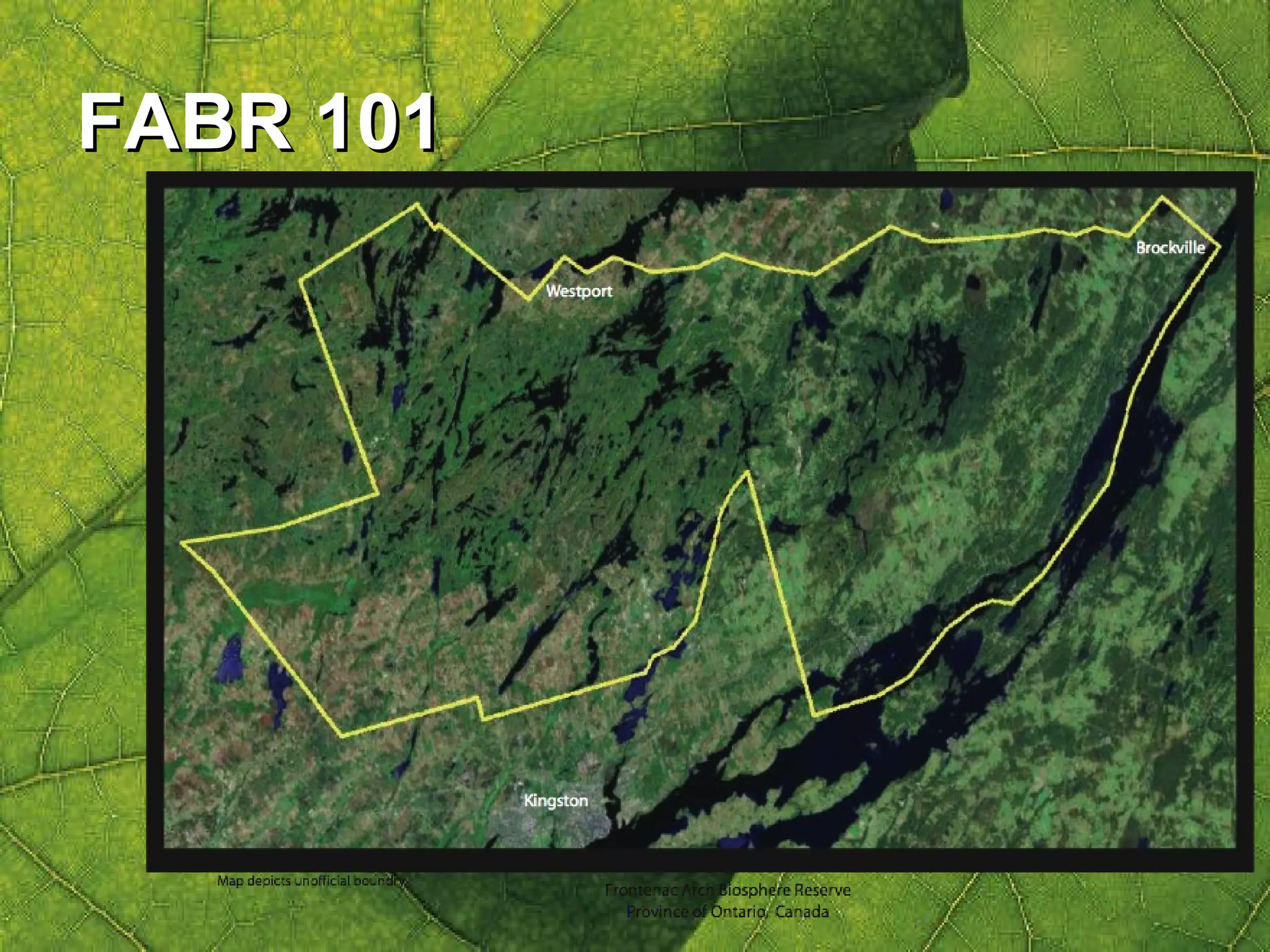 Frontenac Arch Biosphere Reserve | PPT