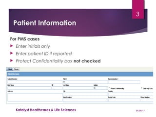 Argus Patient Screen Tab Training - Katalyst HLS | PPT