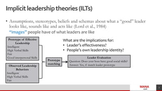 What makes a leader? (week 2) | PPT
