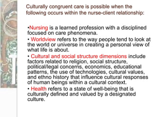 2 transcultural nursing | PPTX