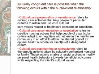 2 transcultural nursing | PPTX