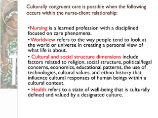 transcultural nursing 2017 | PDF