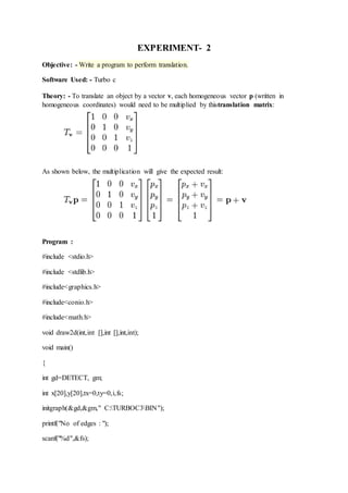 Write a program to perform translation. | DOCX