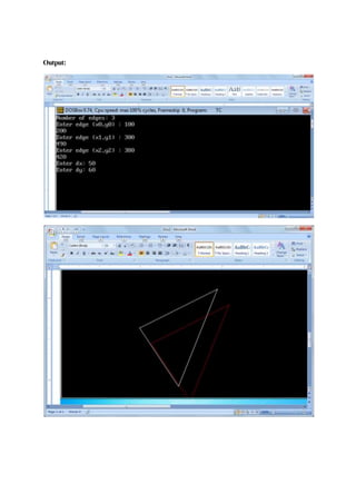 Write a program to perform translation. | DOCX