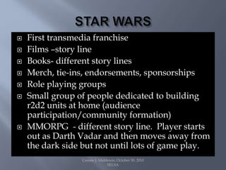 2 transmedia storytelling & derivative rights | PPT