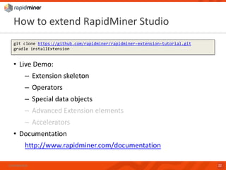 Sabrina Kirstein @ RapidMiner | PDF | Databases | Computer Software and Applications