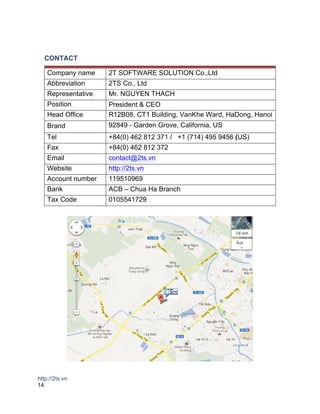 2T SOFTWARE SOLUTION CO LTD | PDF | Free Download