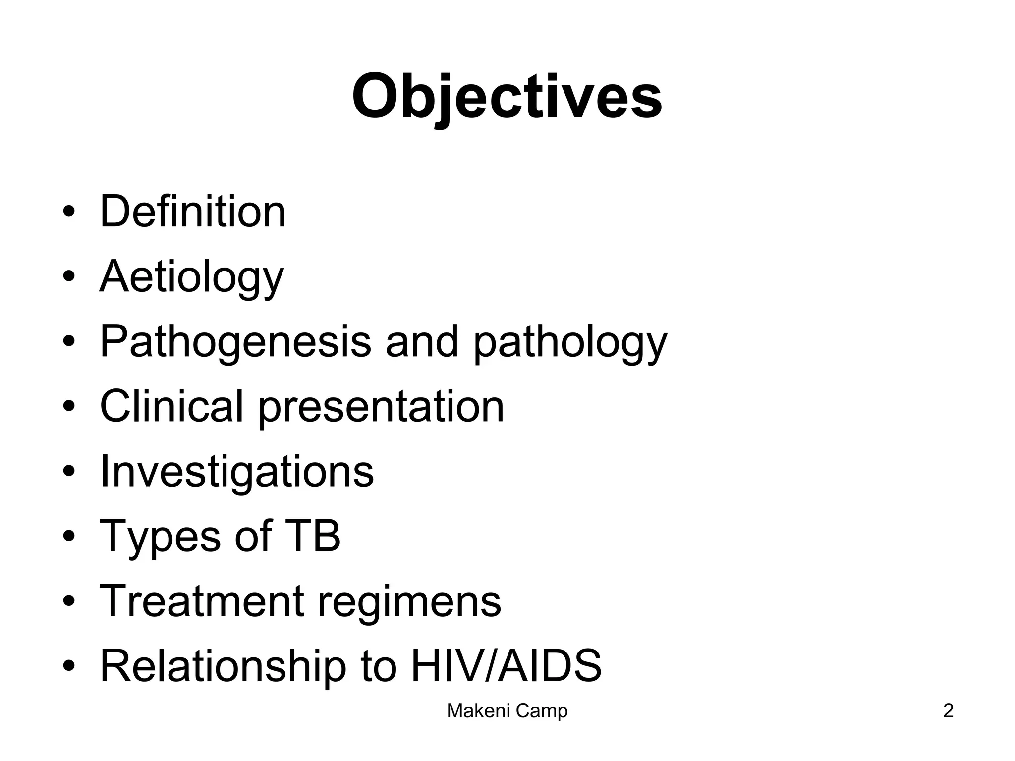 2 TUBERCULOSIS 2.pptx ( introduction to management) | PPT