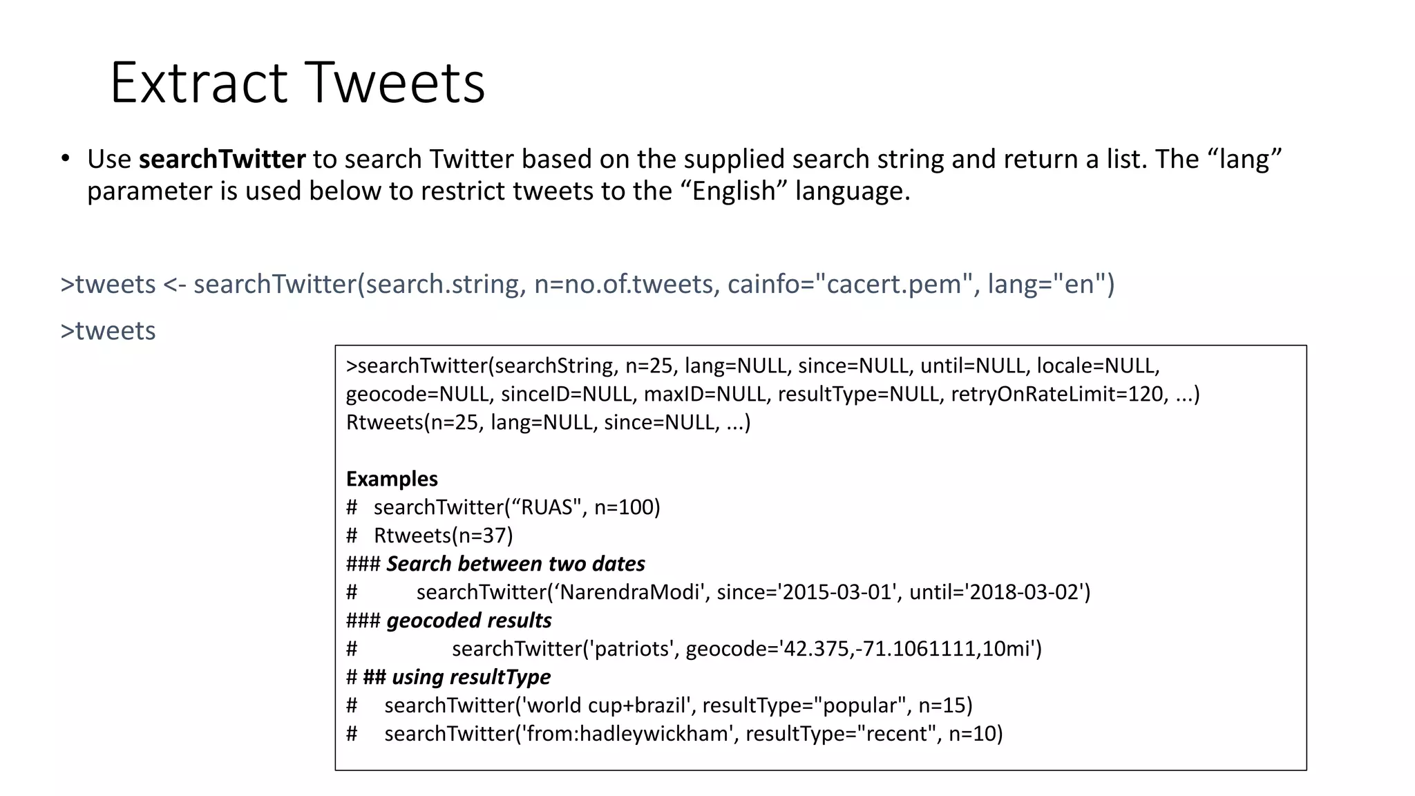 Twitter data analysis using r (part 2) | PDF