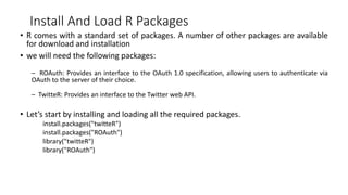 Twitter data analysis using r (part 2) | PDF