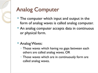Types of Computer. powerpoint presentation | PPTX