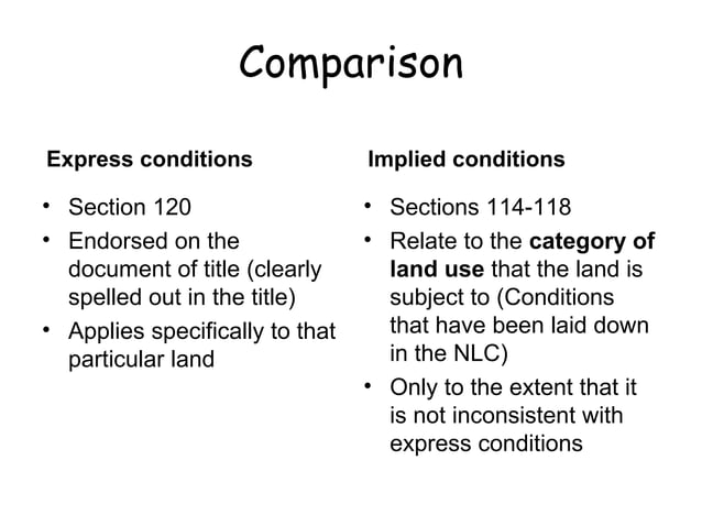 2 types of conditions slide | PPT
