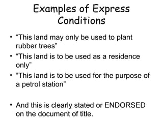 2 types of conditions slide | PPT