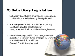 2 types of written law slide | PPT