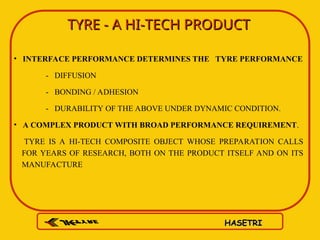 intoduction to tyre technology and manufacturing process | PPT