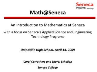 2 Uhs Presentation 14 Apr09 | PPT | College Education | Education