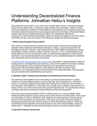 Understanding Decentralized Finance Platforms_ Johnathan Helou’s Insights.docx
