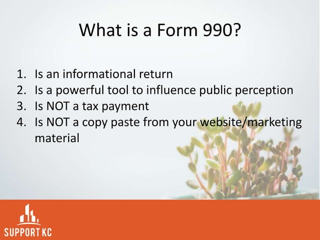 2 Understanding Your 990 Slide Presentation.pptx | Business Accounting ...