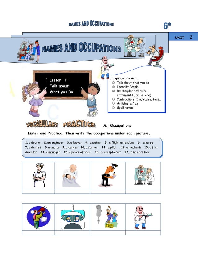 NAME AND OCCUPATIONS | DOCX