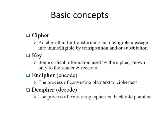 2 Unit 1. Traditional Symmetric Ciphers.pdf | Information and Network ...