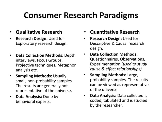 Consumer Research - Consumer Behavior | PPTX