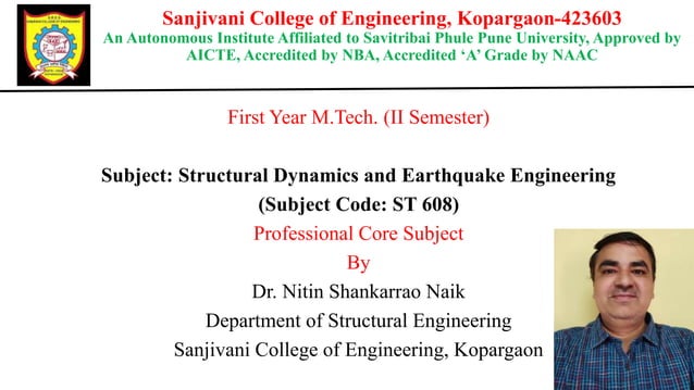 Terminology related to earthquake and structural dynamics | PPT
