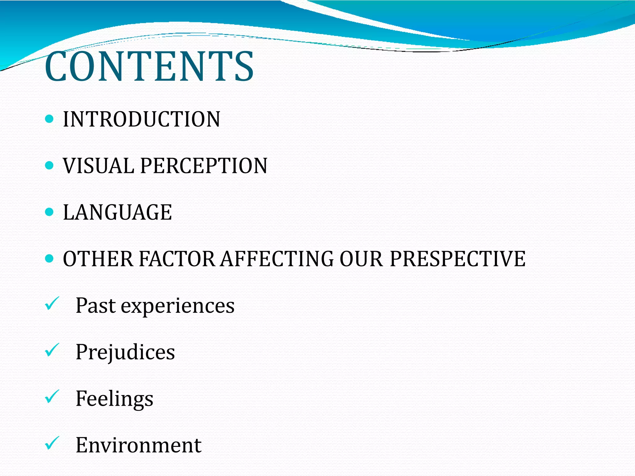 UNIT I: 2 Perpectives in communication | PPTX