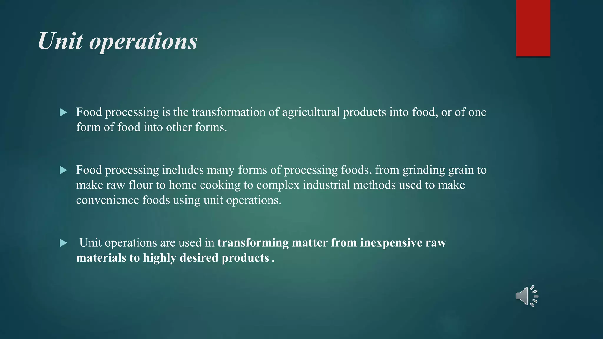 2 unit operation in food processing (2).pptx | Food Industry | Industries