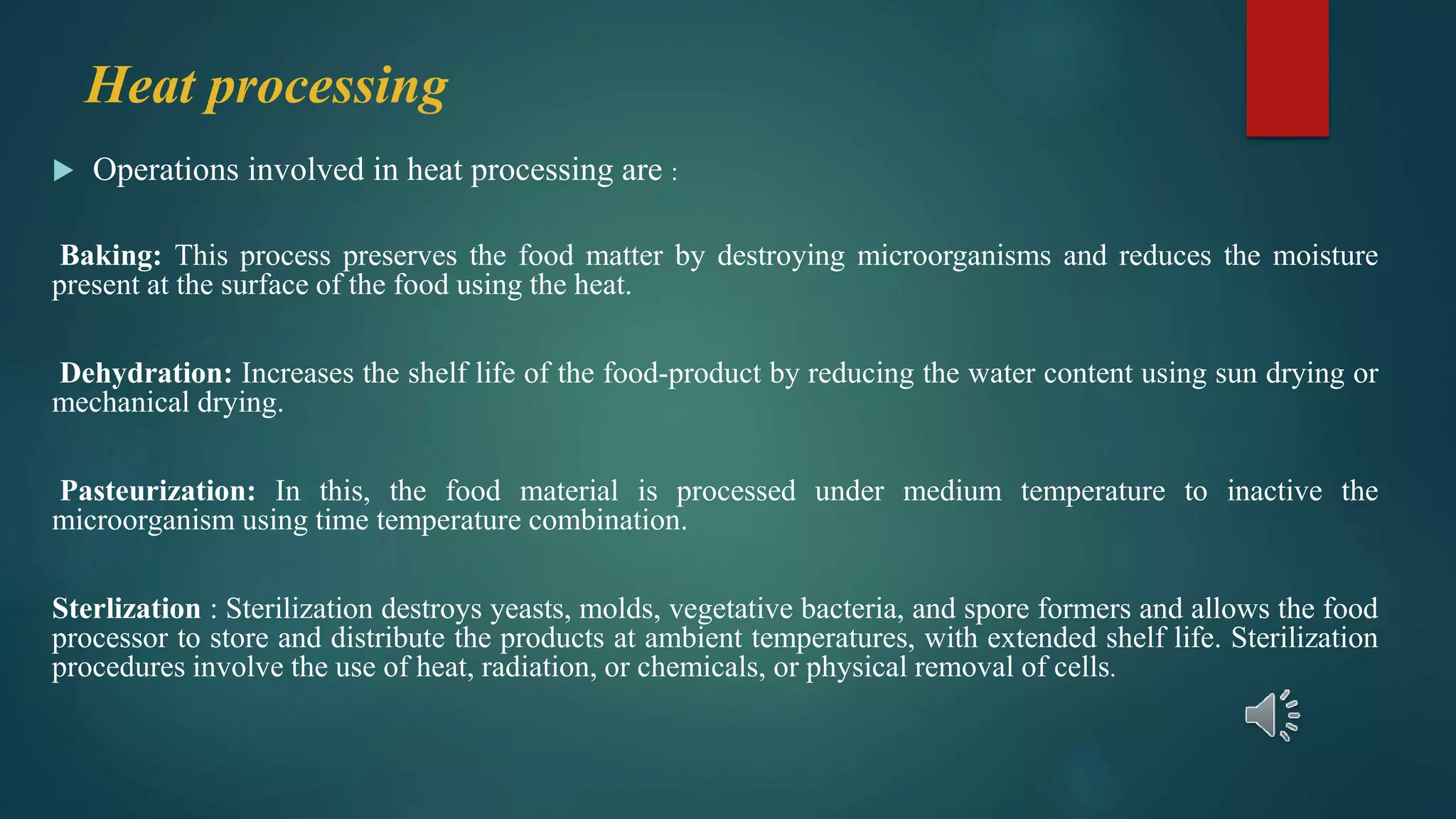 unit operation in food processing ppt by Ramkinker Bhu | PPTX