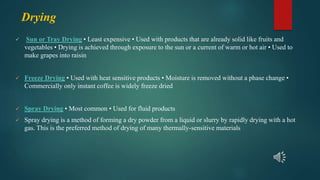 unit operation in food processing ppt by Ramkinker Bhu | PPTX